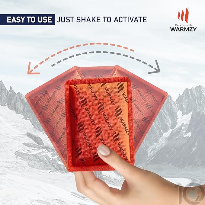 Warmzy Reusable Body Warmer Pack (Body 4) | 9+ Hours Heat | Air ...