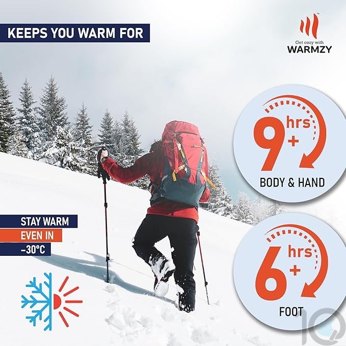 Warmzy Reusable Body Warmer Pack (Body 4) | 9+ Hours Heat | Air ...