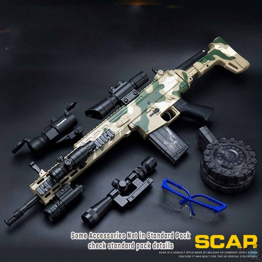 Buy Online India Fully Automatic HydroGel AirSoft Gun | Blue Camo ...