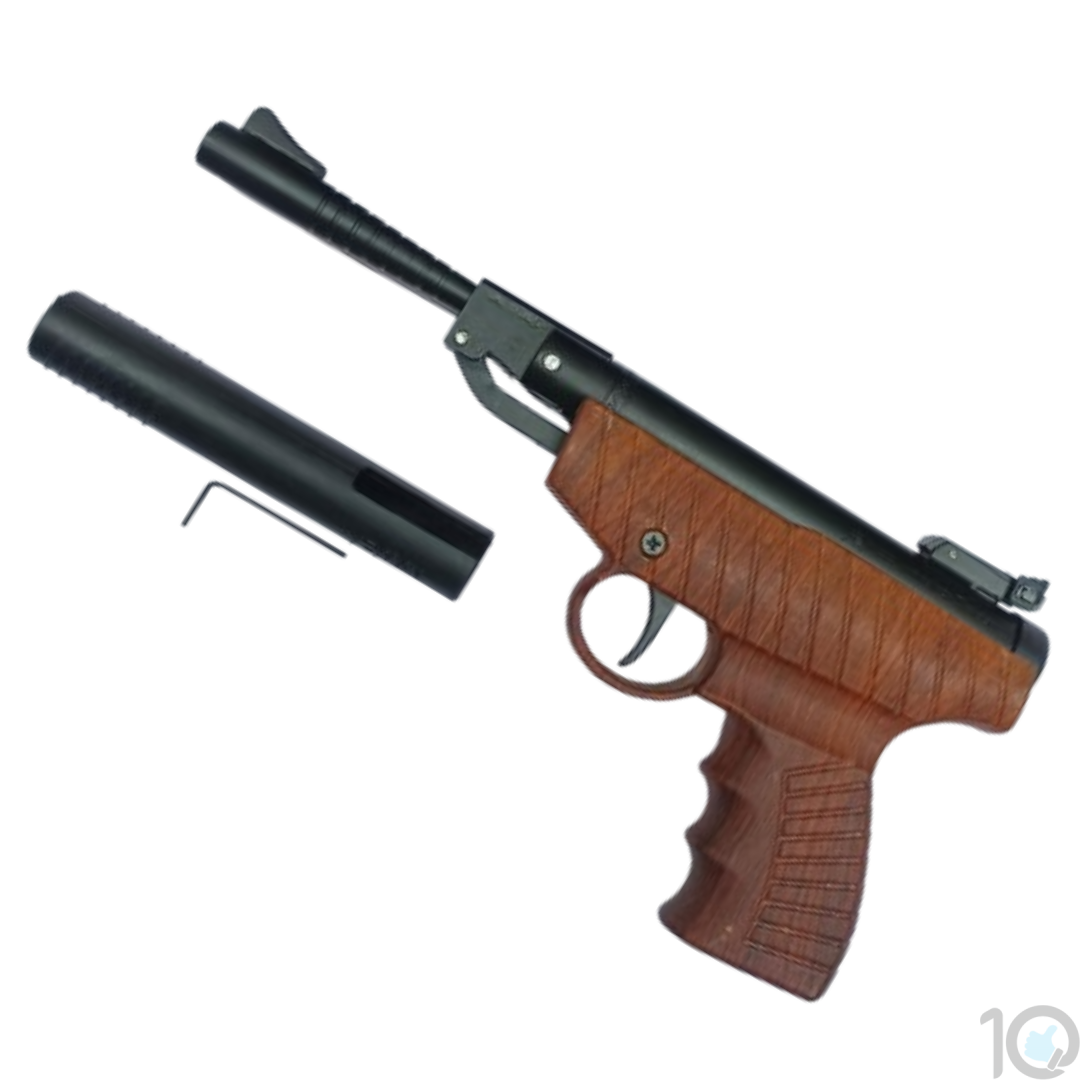 Heman Typhoon Wood Grip .177 Air Pistol | Stylish & Accurate Target Airgun
