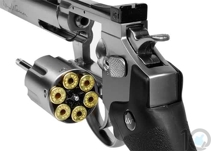 Buy Online India Dan Wesson 6 Inch Revolver Silver Steel 12G CO2 | BB's ...