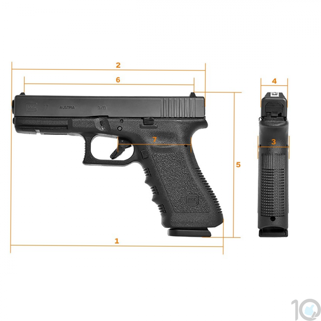Buy Online India GLOCK 17 GEN 3 0.177 Cal | 12G CO2 | Steel BB + Air ...