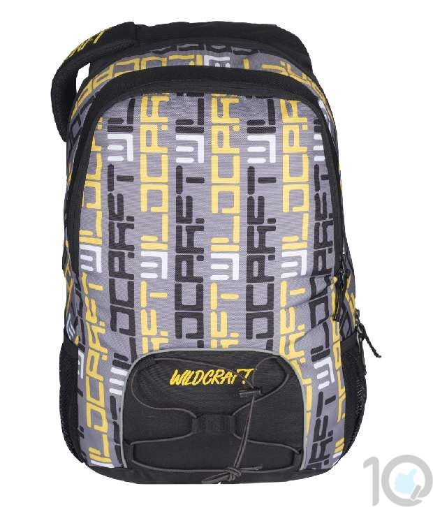 Wildcraft Pax Logo Yellow Campus BackPack