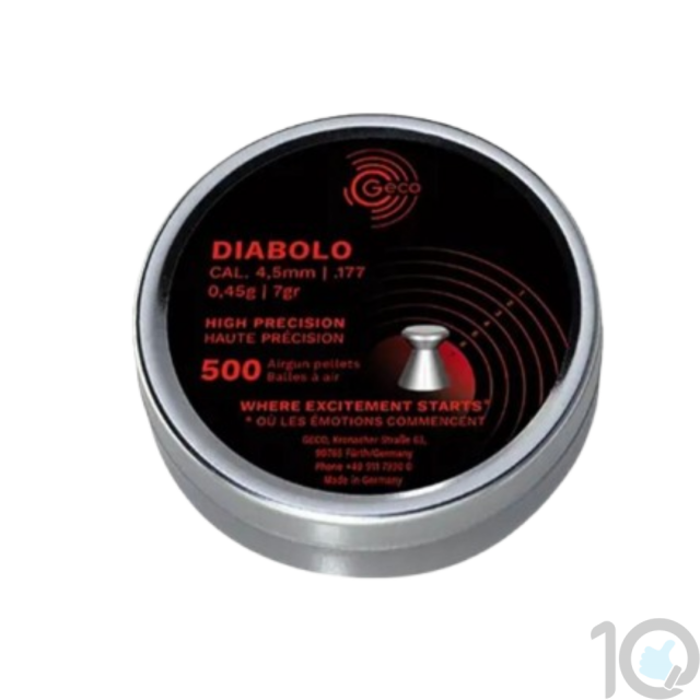 Buy Online India GECO Red Diabolo - (0.177) Cal Match Pellets | Flat ...